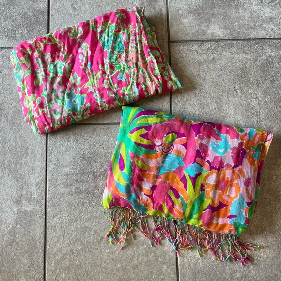 Lilly Pulitzer | Accessories | Lilly Pulitzer Scarf Bundle | Poshmark